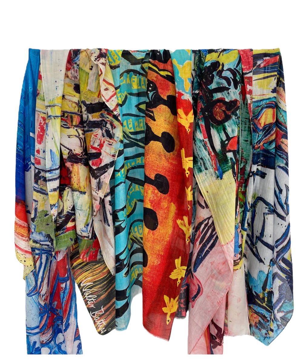 African Village Sarong / Shawl – Walter Battiss