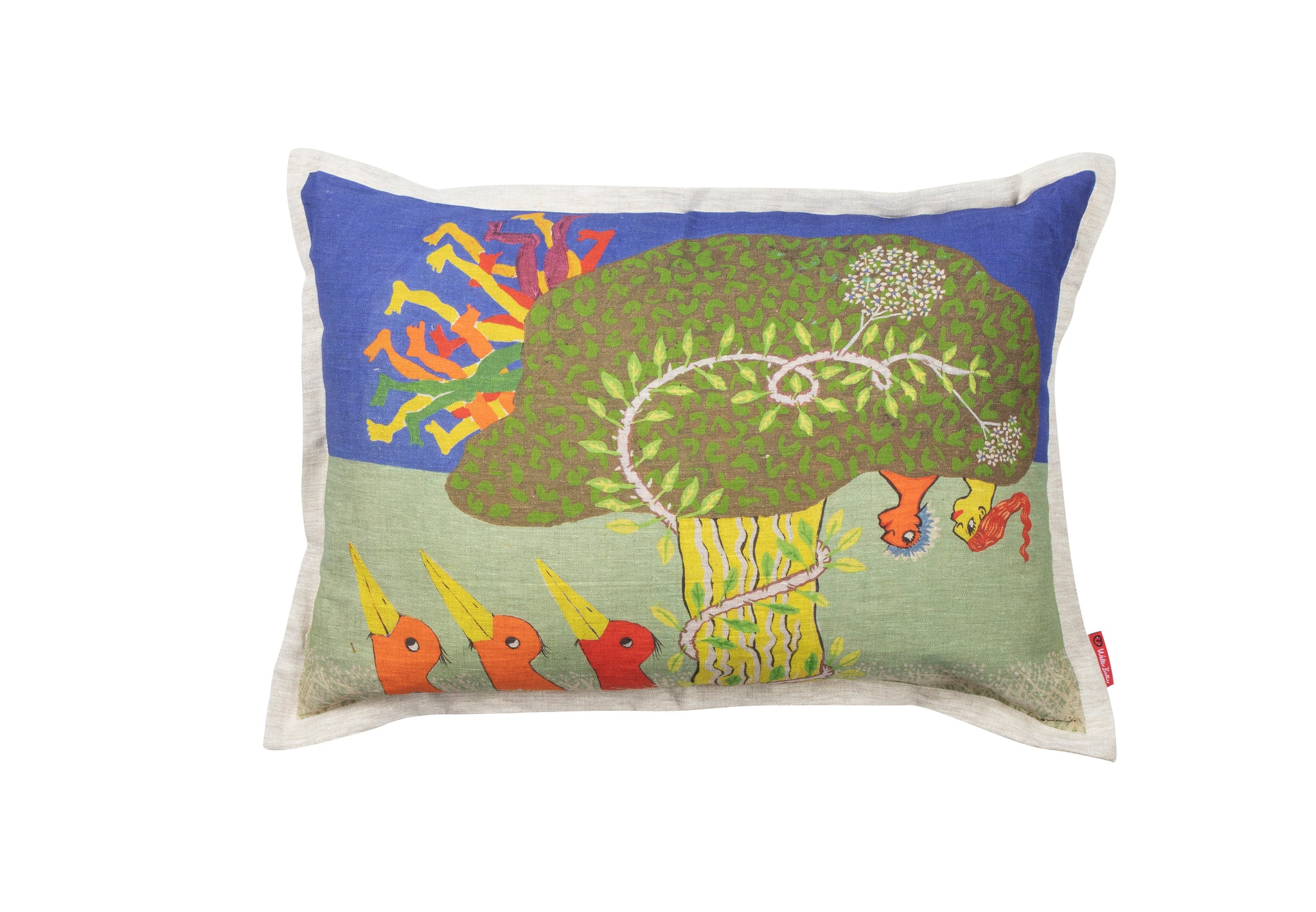 Ten people in a Mopipi tree – Walter Battiss