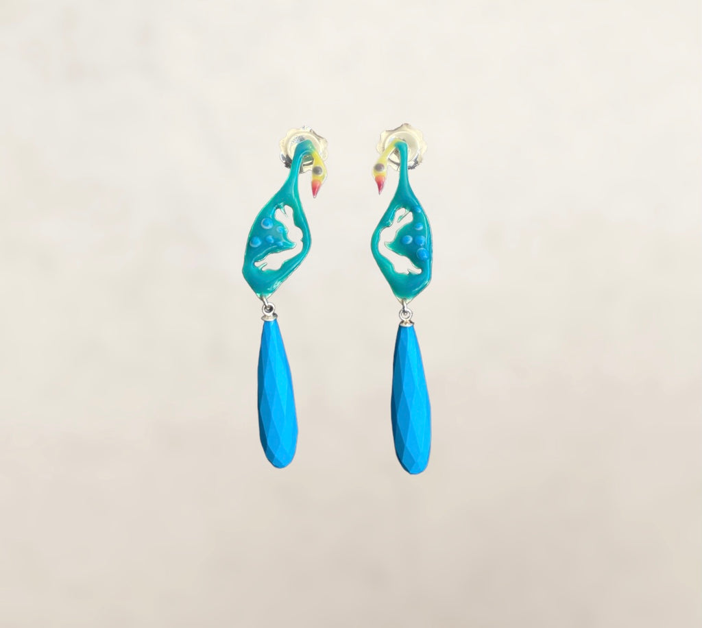 Small Duck with TURQUOISE – Walter Battiss